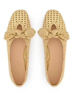 Zimmermann Carousel Ballerina Flats - Gold