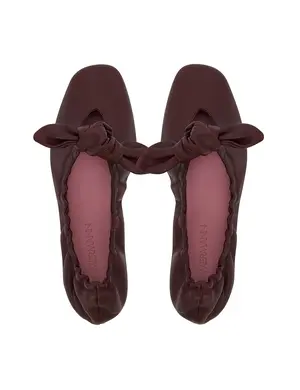 Zimmermann Carousel Ballerina Flats - Mahogany