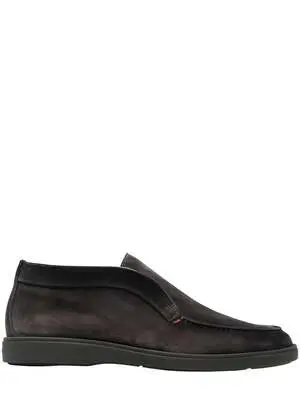 Santoni SANTONI Suede Desert Boot With Fur Grey