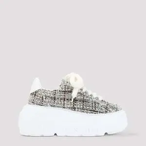 Casadei Bouclé Loop High Heel Sneakers