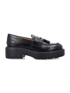 Miu Miu Platform Tassel Loafers - Nero