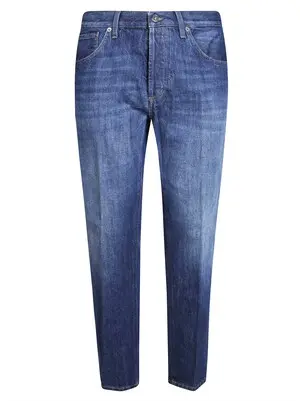 DONDUP Brighton 5-pocket Cotton Jeans Pants - Blu