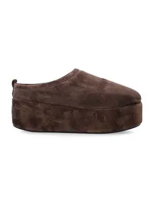 Balenciaga Alaska Soft Platform Flat - Light Espresso
