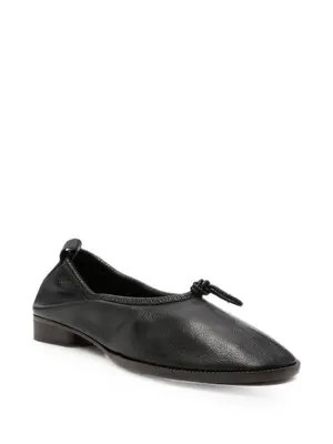 Hereu Puntera Leather Ballerina Flats
