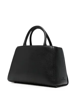 Elisabetta Franchi Faux Leather Tote Bag With Gold Tone Accents