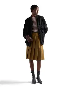 Prada Striped Cashmere And Silk Sweater