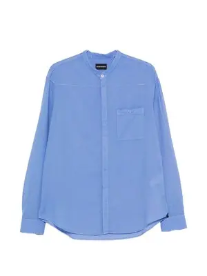 Emporio Armani Cotton Shirt - Sky Blue