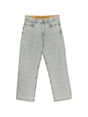 Emporio Armani Denim Cotton Jeans - Sky Blue