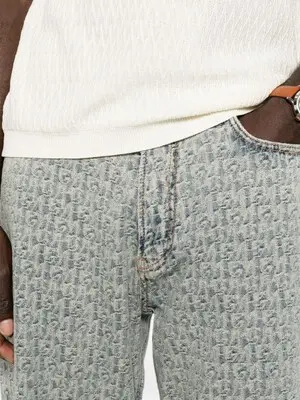 Emporio Armani Monogrammed Denim Jeans