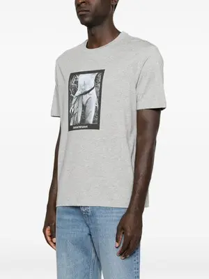 Emporio Armani Printed Cotton T-shirt