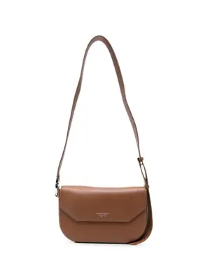 Emporio Armani Leather Crossbody Bag - Brown