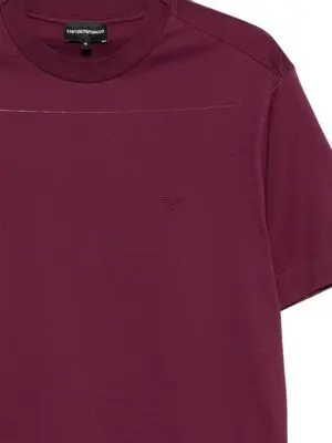 Emporio Armani Logo Cotton T-shirt - Red