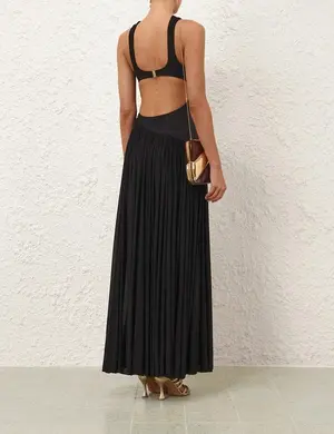 Zimmermann Valiant Midi Dress - Black