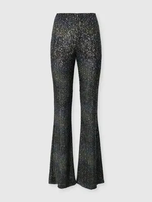 Missoni Sequin Flare Trousers - Multicoloured