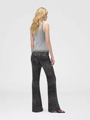 Missoni Sequin Flare Trousers - Multicoloured