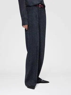 Missoni Viscose Lamé Trousers With Greek Key Motif