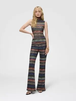 Missoni Sleeveless Viscose Lamé Top