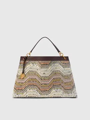 Missoni Zigzag Pattern Shoulder Bag - Multicoloured