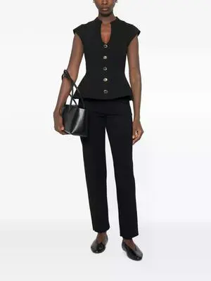 Sandro Sleeveless Button-fastening Top