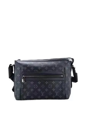 LOUIS VUITTON Odyssey Messenger Bag Monogram Eclipse Canvas Pm - Black