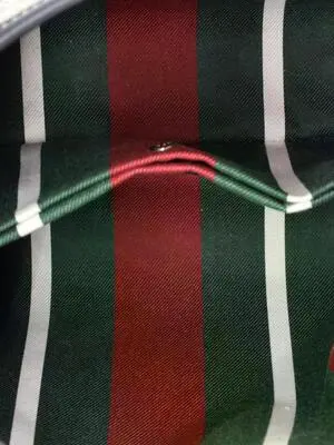 Gucci Gg Emblem Gg Coated Canvas Small Bucket Bag
