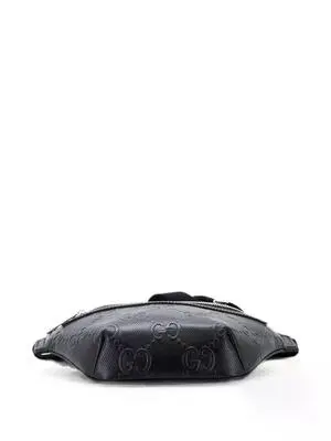Gucci Gg Embossed Perforated Leather Small Belt Bag