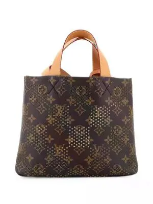 LOUIS VUITTON Limited Edition Monogram Perforated Grid Canvas Mini Tote Bag