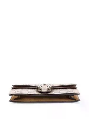 Gucci Dionysus Gg Coated Canvas Super Mini Crossbody Bag - Brown