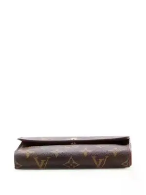 LOUIS VUITTON Porte Tresor Etui Papiers Wallet Monogram Canvas Small Wallets - Brown