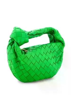 Bottega Veneta Jodie Mini Hobo Bag Woven Nappa Leather - Green