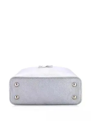 LOUIS VUITTON Flower Chain Capucines Bag Leather With Lizard Mini Crossbody Bag