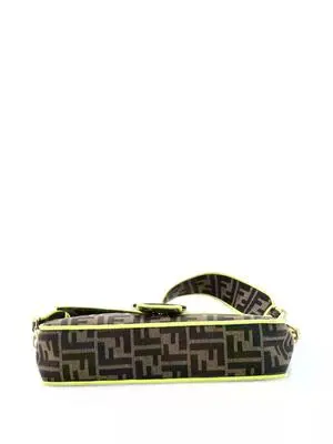 Fendi Baguette Nm Bag Zucca Canvas Medium Shoulder Bag