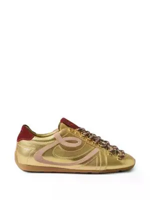 Claudie Pierlot Swing" Metallic Trainers - Gold