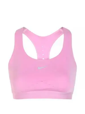 Nike Swift Racerback Swoosh-logo Sports Bra - Pink