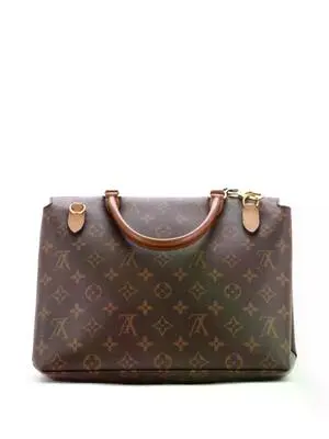 LOUIS VUITTON Monogram Canvas Marignan Handbag With Leather Shoulder Strap