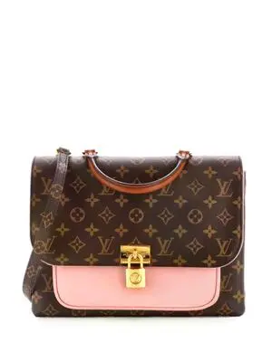 LOUIS VUITTON Louis Vuitton Monogram Canvas Leather Shoulder Bag Pink