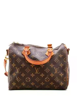 LOUIS VUITTON Speedy Bandouliere Monogram Canvas 25 Satchel - Brown