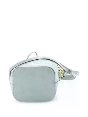 Fendi Mon Tresor Zucca Embossed Leather Mini Bucket Bag