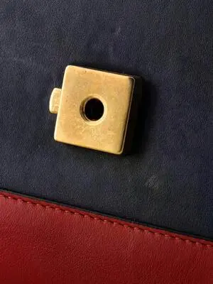 Gucci Dionysus Bamboo Top Handle Bag Colorblock Leather Medium Satchel