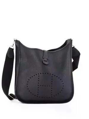 Hermès Evelyne Bag Gen Iii Clemence Pm Crossbody Bag - Black