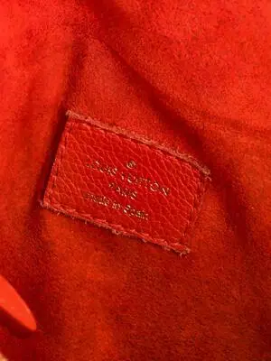 LOUIS VUITTON Victoire Monogram Canvas And Leather Shoulder Bag - Red