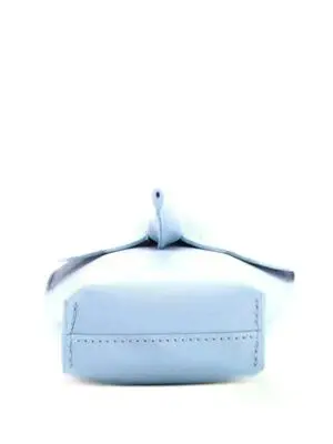 Loewe Elephant Pocket Leather Crossbody Bag - Blue