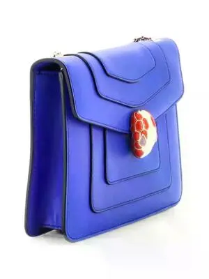 BVLGARI Serpenti Forever Leather Small Shoulder Bag