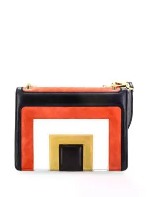 Fendi Kan U Leather Medium Shoulder Bag