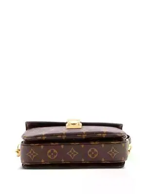 LOUIS VUITTON Monogram Canvas Pochette Metis East West Crossbody Bag - Brown