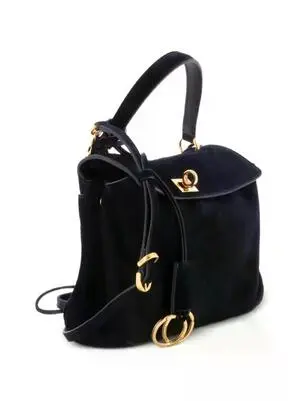 Balenciaga Rodeo Suede Mini Shoulder Bag - Black