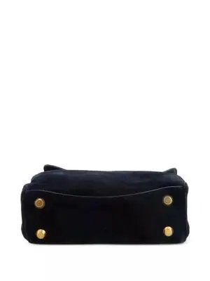Balenciaga Rodeo Suede Mini Shoulder Bag - Black