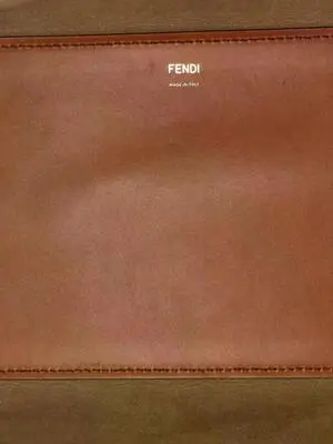 Fendi Sunshine Shopper Leather Large Tote Bag