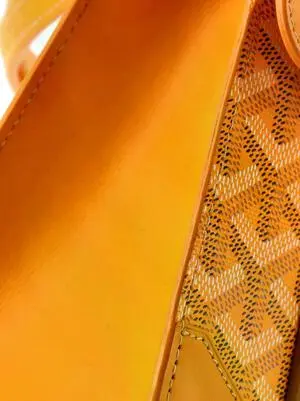 Goyard Structured Saigon Top Handle Bag - Yellow