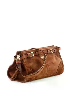 Prada Bonnie Handbag Suede Small Shoulder Bag